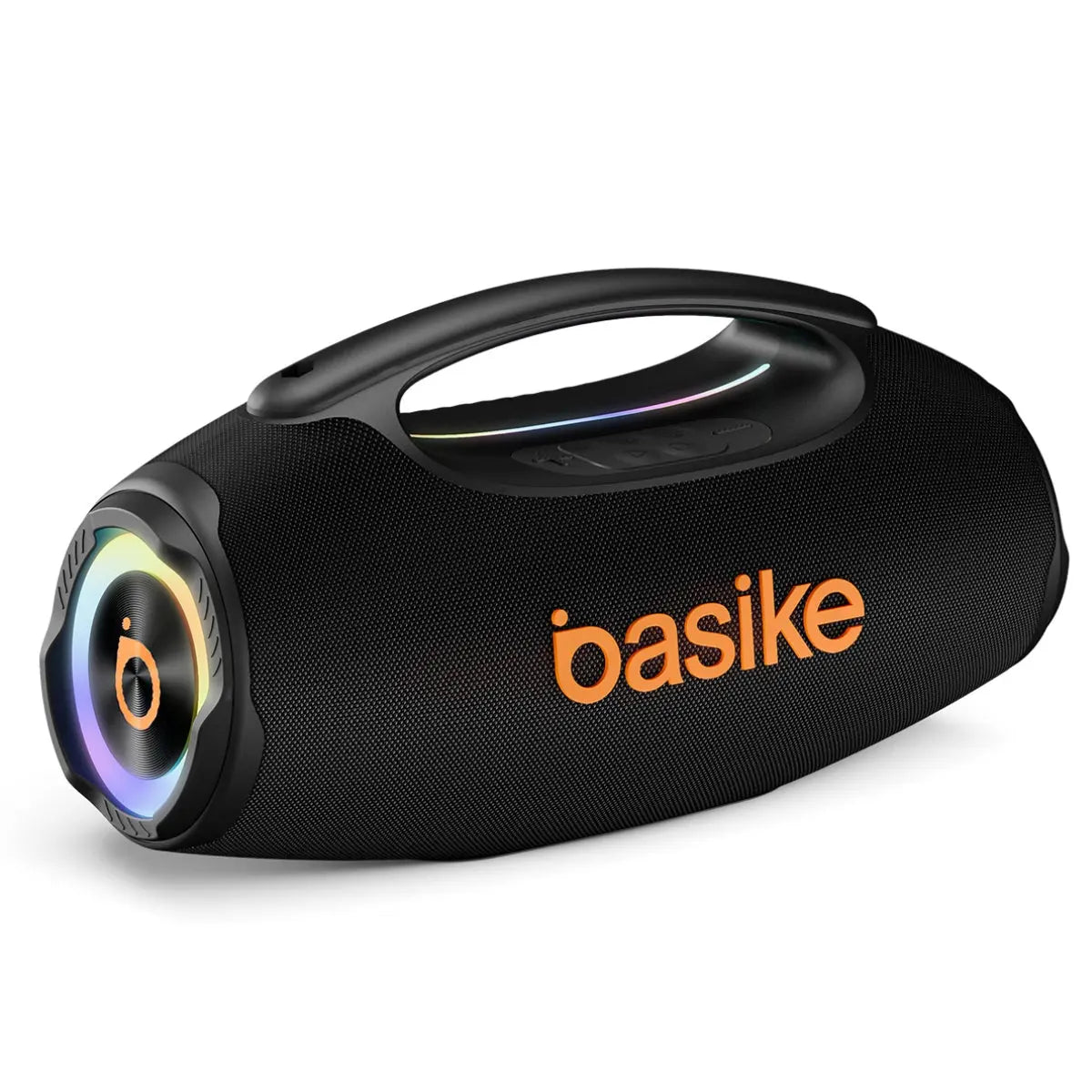 Boombox Basike 80W Bluetooth IPX6 com TWS – Caixa de Som Potente e Portátil